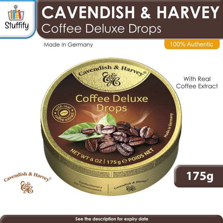 CAVENDISH & HARVEY Coffee Deluxe Drops (1 Can of 175g) 100% Authentic ...
