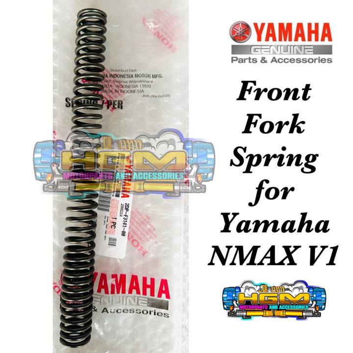 FRONT FORK SPRING FOR YAMAHA NMAX V1 & V2 | GENUINE PARTS | 2DP-F3141 ...
