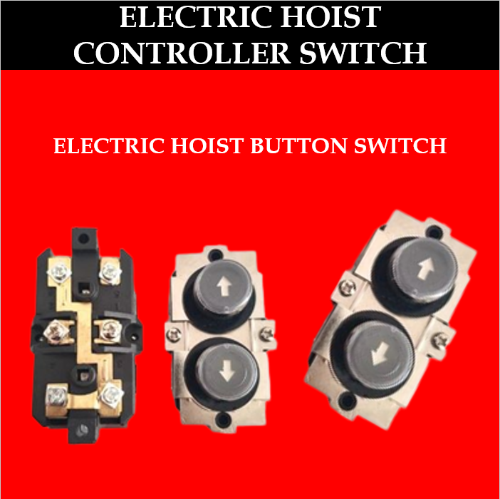 TOYU Electric Hoist Controller Switch 220V Household Up Down Emergency ...
