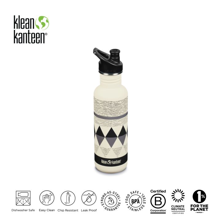 Klean Kanteen 27oz Classic Single Wall 2021 with Sport Cap *Not ...
