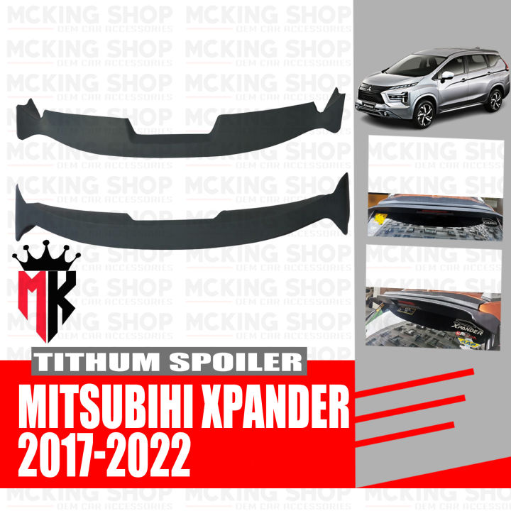 Mitsubishi Xpander 2017-2022 Rear Spoiler Tithum Wings Body Kit (Matte ...