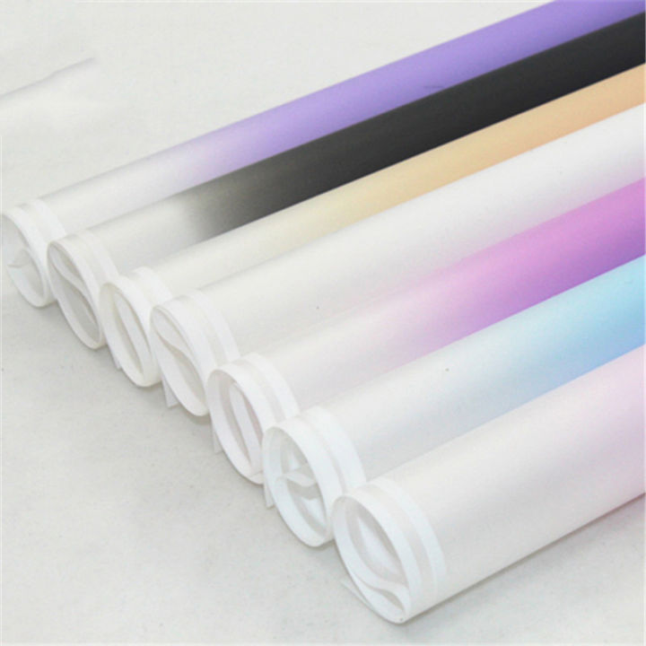 20 pcs 58*58cm Milanese paper gradient double line matte paper flower ...