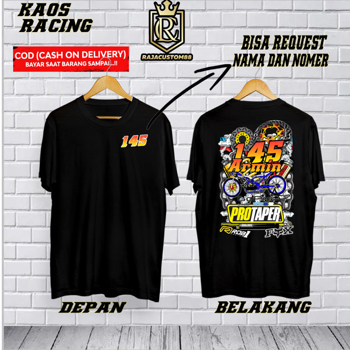 Kaos Racing Request Nomor dan Nama - Baju Racing Request - Baju Mekanik ...