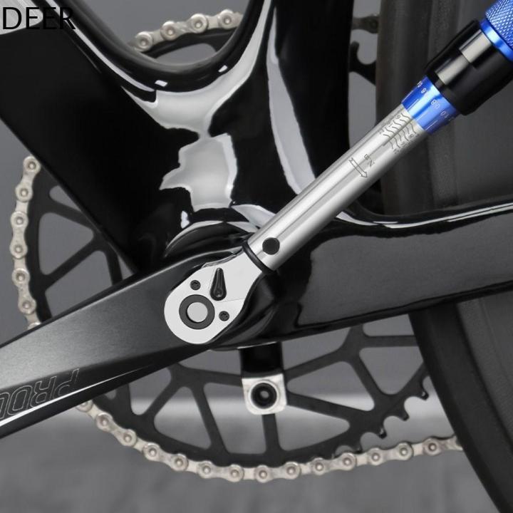 DEER 1/4 Inch Torque Wrench Double-direction Ratchet 2-24N.m Ratchet ...