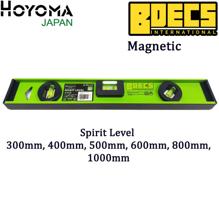 Hoyoma Japan Spirit Level Level Bar Magnetic Heavy Duty (300mm to ...