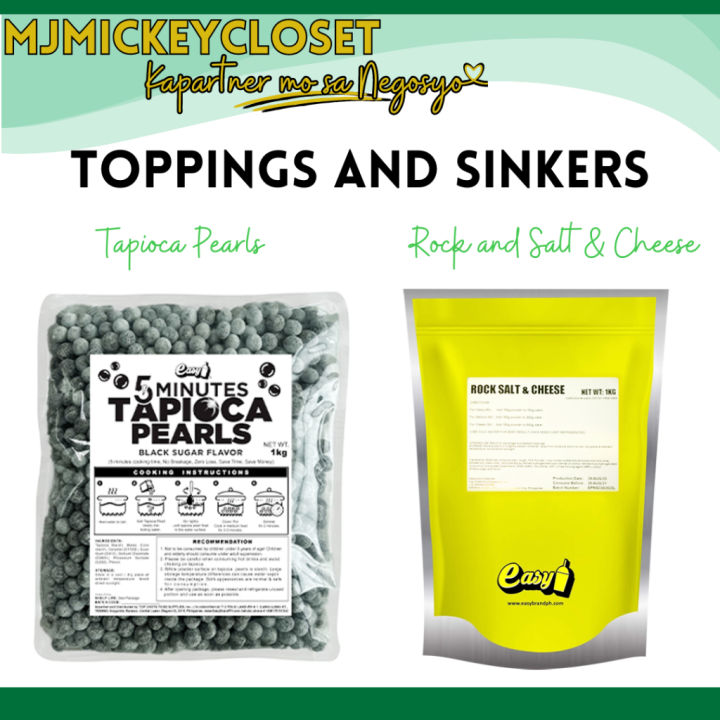 Easy Brand 5minute Black Tapioca Pearl Toppings & Sinkers Perfect Add ...