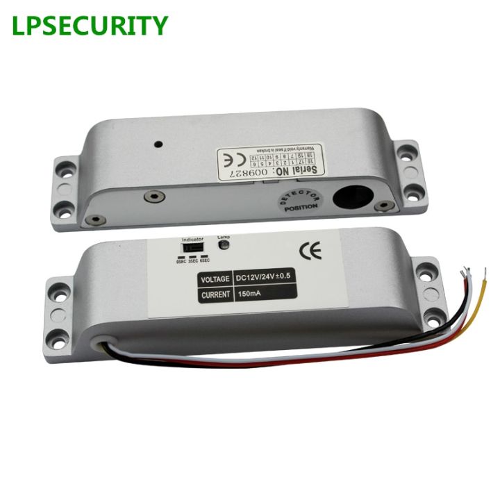 DC12V With Timer Fail Safe Electric Drop Bolt Lock For Door Access ...