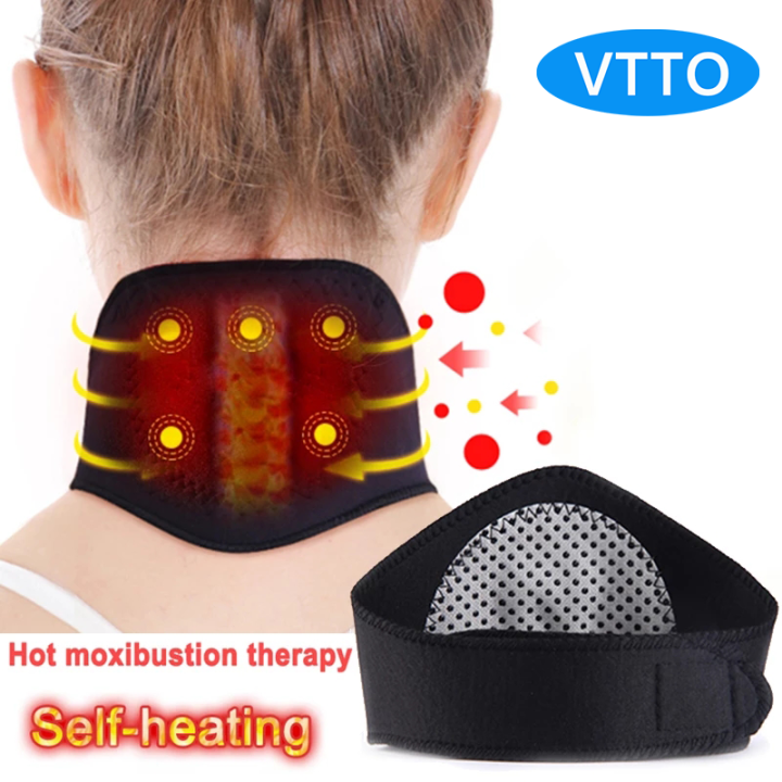 VTTO Tourmaline Magnetic Therapy Neck Back Massager Cervical Vertebra ...
