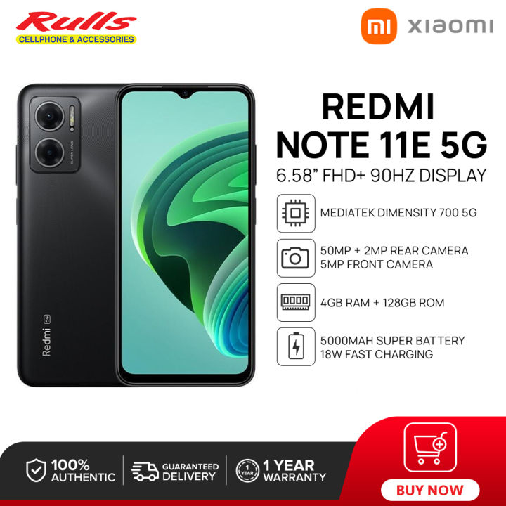 Xiaomi Redmi Note 11E 5G Smartphone | 4GB+128GB | MediaTek Dimensity 700 5G | 50MP Ultra-clear ...