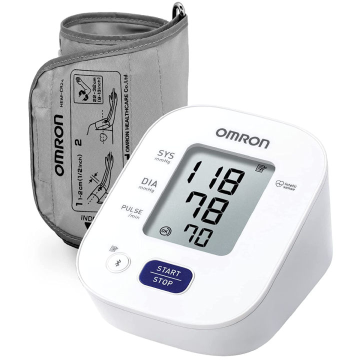 Omron HEM 7142T2 Digital Bluetooth Blood Pressure Monitor with Cuff ...