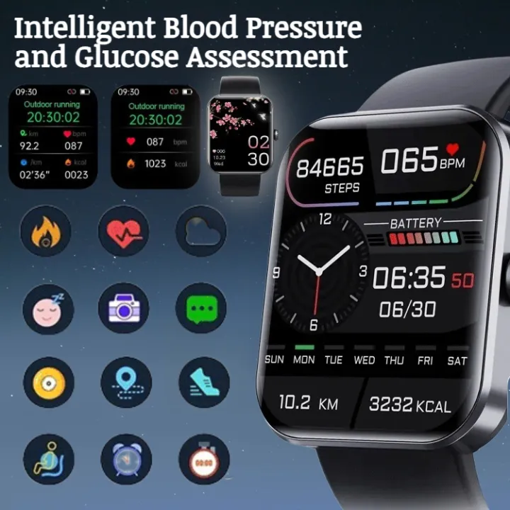 [SmartWatch I7 Pro Max ดั้งเดิม] นาฬิกาวัดระดับน้ำตาลในเลือดอัจฉริยะที่ ...