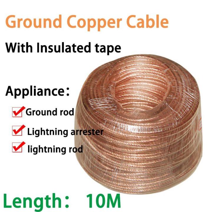 10m 15m Pure Copper Braid 10mm Cable Copper Braid Wire Ground Lead ...