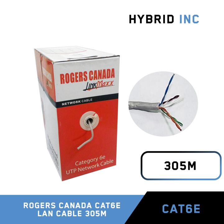 Rogers Canada CAT6E LAN Cable 305m (Grey) | Lazada PH