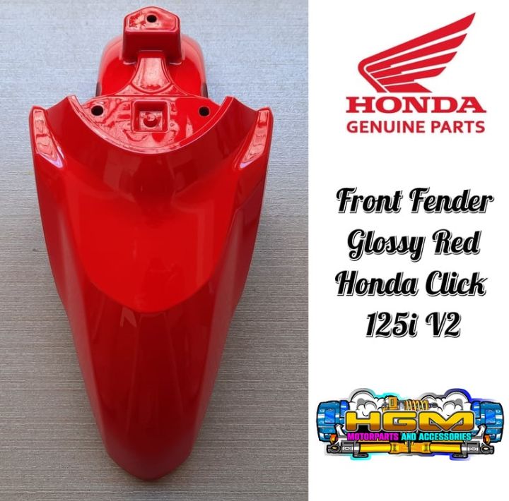 FRONT FENDER, SET ILLUST (GLOSSY RED) HONDA CLICK 125i/150i V2 GAME ...