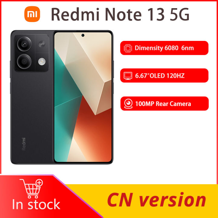 Redmi note 13 5G smartphone 6.67inch OLED Dimensity 6080 Octa Core ...