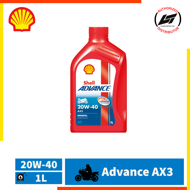 Shell Advance AX3 20W-40 1L | Lazada PH