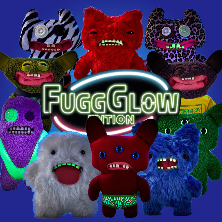 Fuggler Plush Ugly Monster Fuggglow Edition Stuffed Toy Glow In The ...