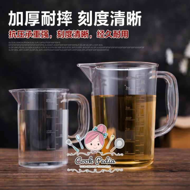 [Cook Pedia] 500ml, 1Ltr Polycarbonate Measuring Jug | Lazada