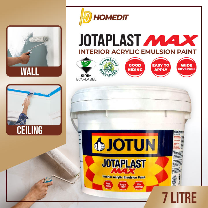 Homedit 7L Jotaplast Emulsion Paint-Warm Colour / Ceiling Paint/ Cat ...