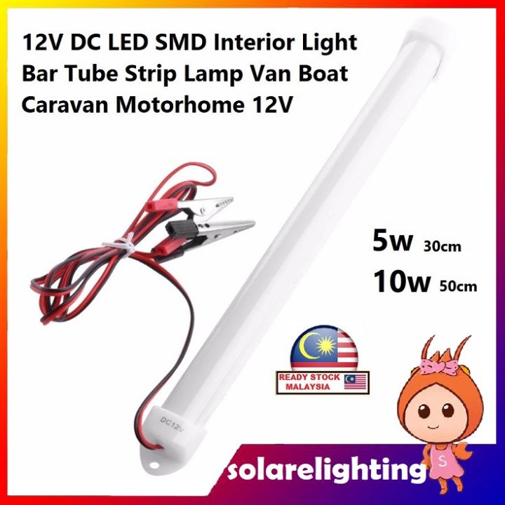 💡 New Stock 💡 12v 5w/10w DC LED SMD Interior Light Bar bulb Tube Strip ...