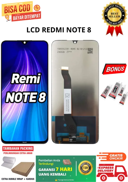 LCD REDMI NOTE 8 FULLSET + TOUCHSCREEN BLACK ORIGINAL | Lazada Indonesia