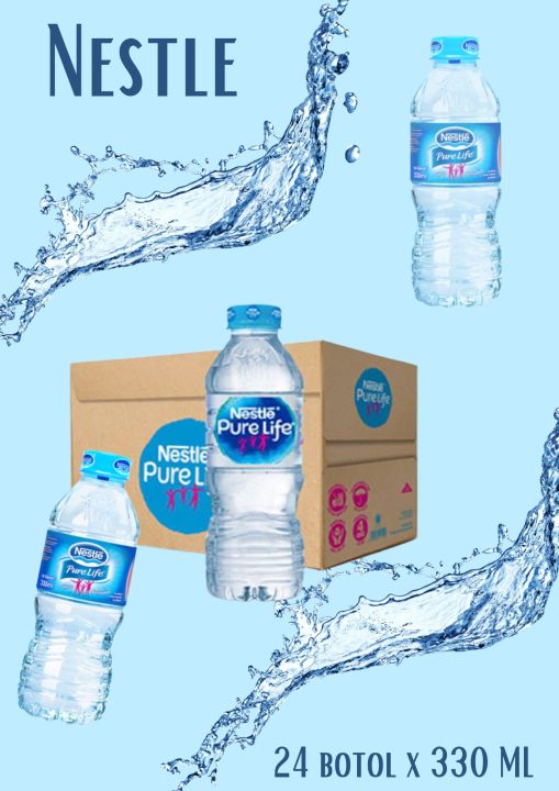 Air Mineral Nestle Pure Life 330 ml isi 24 botol | Lazada Indonesia