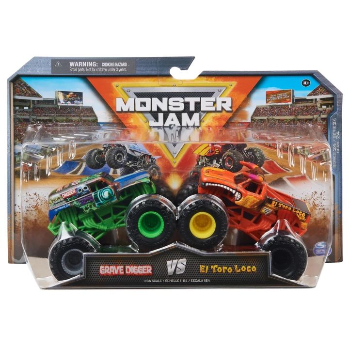 Mainan Mobil Monster Jam Vehicle 2 Pack | Lazada Indonesia