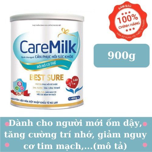Sữa bột, Sữa Care Milk BEST SURE dành cho người mới ốm dậy, cần phục ...