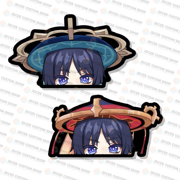 AQUAFLASK PEEKER STICKERS Scaramouche | The Wanderer Genshin Impact ...