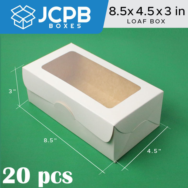 8.5x4.5x3 Inch Loaf/Pastry Box 20 pcs | Lazada PH