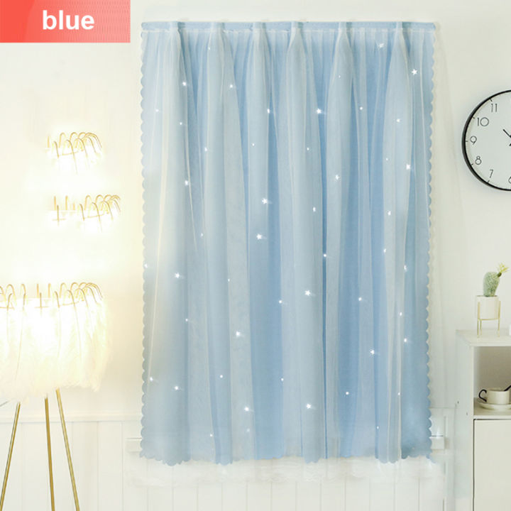 Window Self-adhesive Star Curtain Full-shading Cloth Shading Bedroom ...