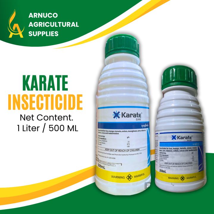 KARATE 2.5 EC Insecticide (Lambda-cyhalothrin) 250ML / 500ML / 1Liter ...
