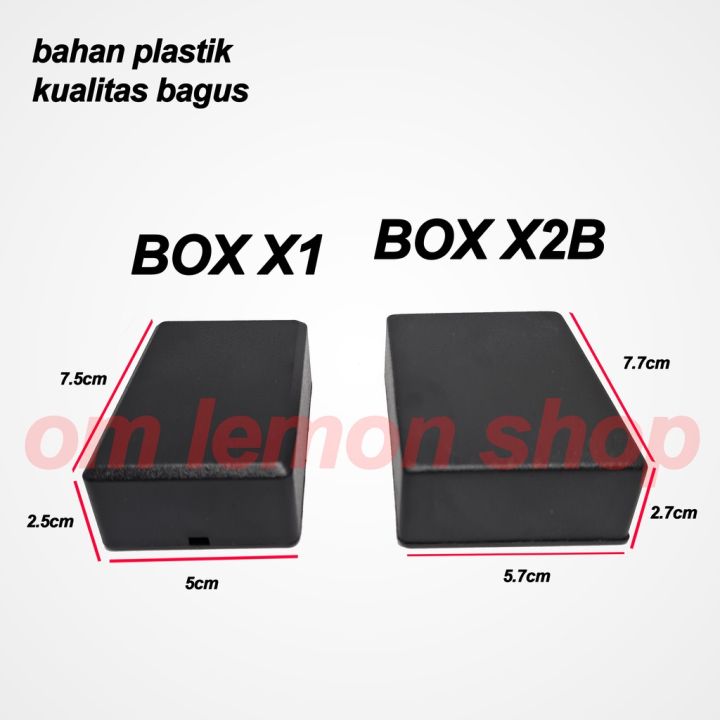 (MKE) box x1 LUBANG & X2B plastik KOTAK AUDIO SERBAGUNA | Lazada Indonesia