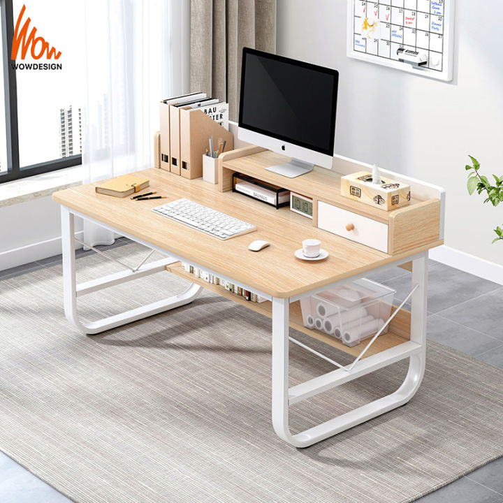Office Table Computer Table Meja Komputer Study Desk Multi-Sizes Home ...