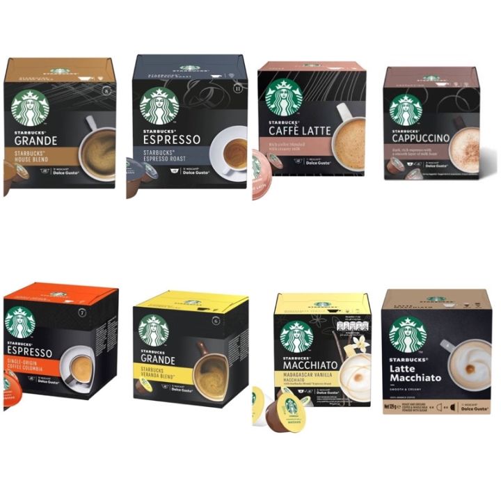 Starbucks Coffee Doice gusto กาแฟสตาร์บัคส์ แคปซูล ใช้กับเครื่องชง ...