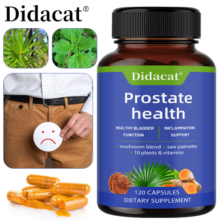 Didacat Men's Supplement, Prostate& Urinary Health Support, Urine ...