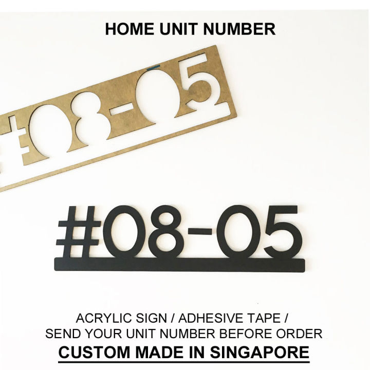 LM - House unit number, HDB Unit Number, Home Unit Number, door number ...