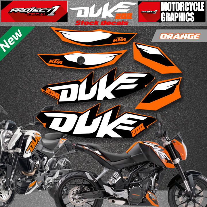 KTM Duke 200 stock decal | Lazada PH