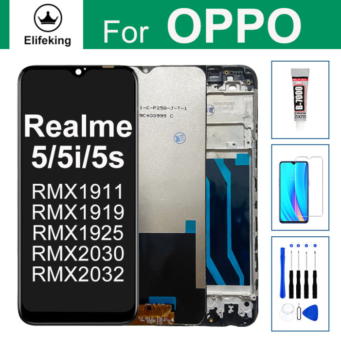 6.5 "AAA +++ LCD สำหรับ Realme C3 /Realme 5i LCD RMX2027, RMX2020 ...