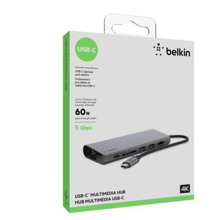 Belkin - USB-C™ Multimedia Hub(grey) | Lazada