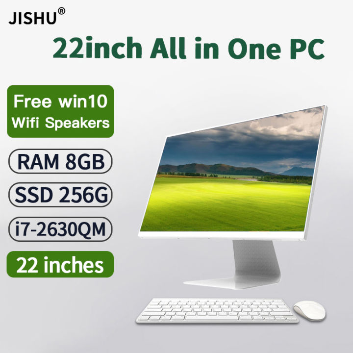 JISHU All in one computer intel core i7 CPU windows 10 system Ultra ...