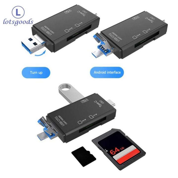 【สินค้าใหม่】อะแดปเตอร์สำหรับบัตร TF SD USB/ไมโคร USB USB /Type C ...
