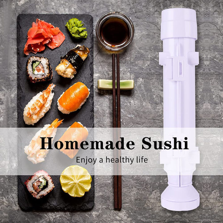 Roller Sushi Maker Roll Mold Making Kit Sushi Bazooka Japanese Rolled ...