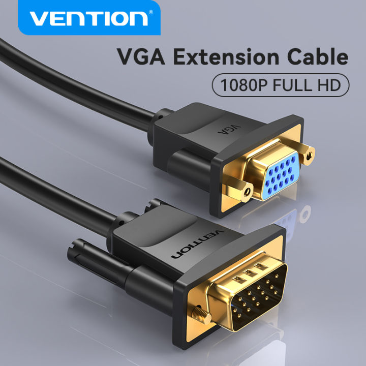Vention VGA Extension Cable 1080P VGA Male to Female Extender Cable 1m ...