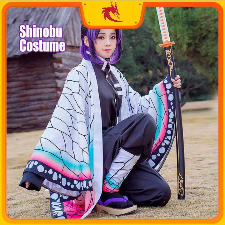 Demon Slayer Shinobu Costume Anime Demon Slayer Cosplay Tanjirou ...