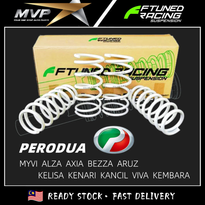 Ftuned CLS Sport Lowered Spring Perodua Myvi Axia Bezza Alza Kancil ...