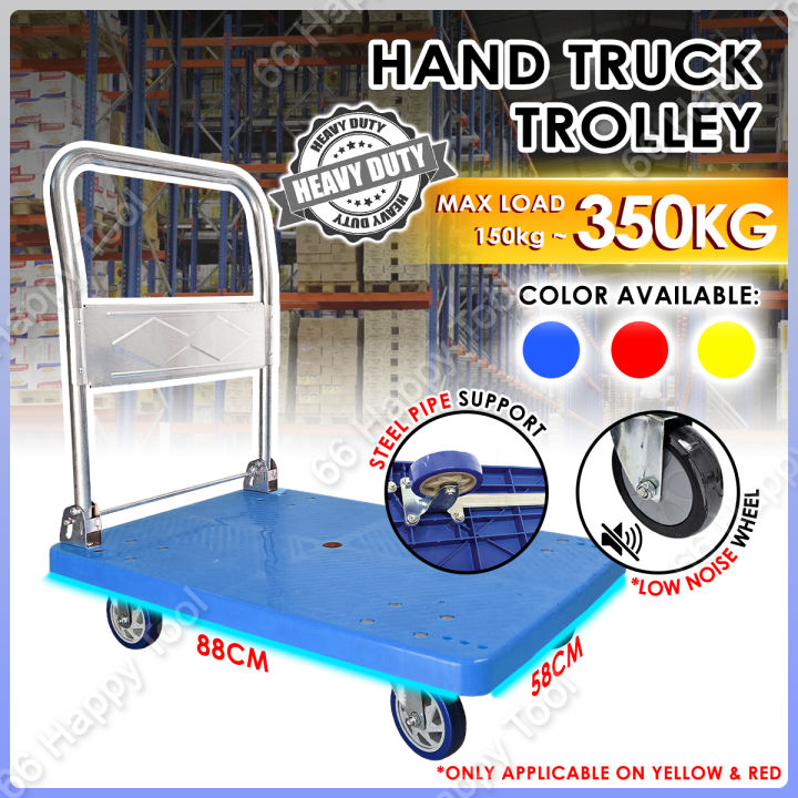 Trolley Portable 150kg/300kg/350kg Hand Truck PVC Foldable Barang ...