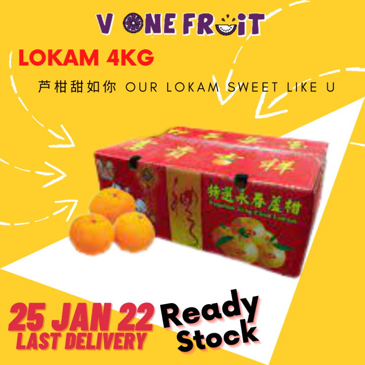 【JB SELLER】 V1 4KG M size (26-30pcs /ctn) CNY Chinese New Year Lukam ...