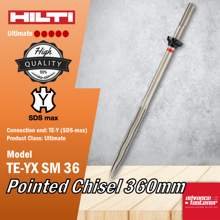 HILTI TE-YX SM 36 Pointed Chisel 360mm [Connection end: TE-Y (SDS-max ...