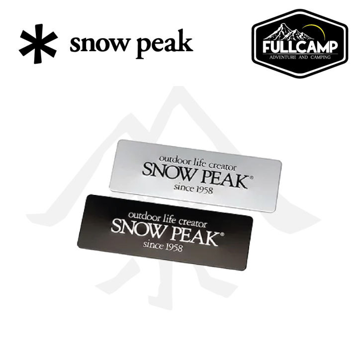 Snow Peak Metal Logo Sticker Set Letter (LIMITED 2022) | Lazada.co.th